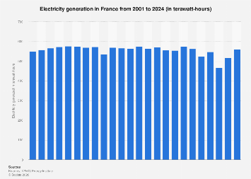 France: electricity generation 2024| Statista
