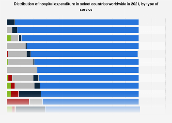 Hospital expenditure distribution by service by country worldwide 2021 ...