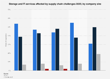 Storage affected by supply-chain challenges 2023| Statista