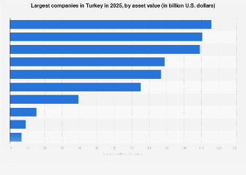 Turkey: largest companies by assets 2025| Statista