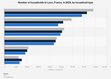 Lyon: number of households 2020, by household type| Statista