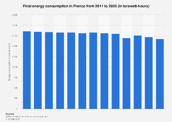 France: final energy consumption 2023| Statista