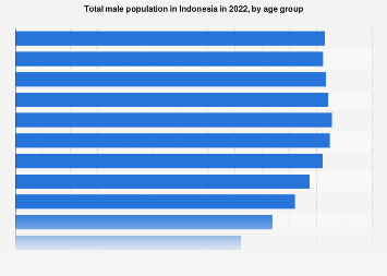 Indonesia: male population by age group| Statista