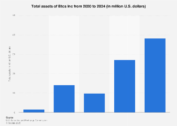 Btcs Inc total assets 2024| Statista