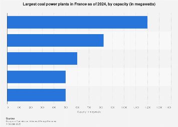 France: coal power plants capacity 2024| Statista