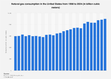 U.S. natural gas consumption 2024| Statista