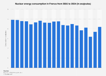 France: nuclear energy consumption 2024| Statista