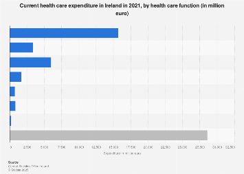 Ireland: health care expenditure 2021, by health care function| Statista