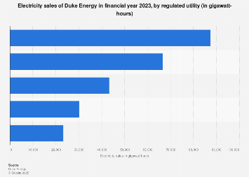 Duke Energy: electricity sales by utility 2023| Statista