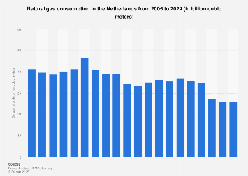 Netherlands: natural gas consumption 2024| Statista