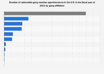 Gang member apprehensions by affiliation U.S. FY 2023| Statista