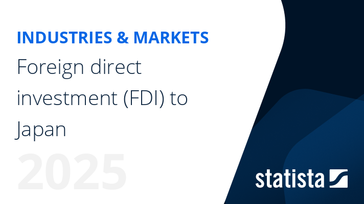 Foreign direct investment (FDI) to Japan - statistics & facts | Statista