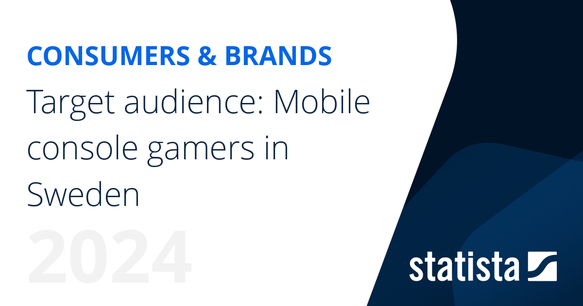 Target audience: Mobile console gamers in Sweden | Statista