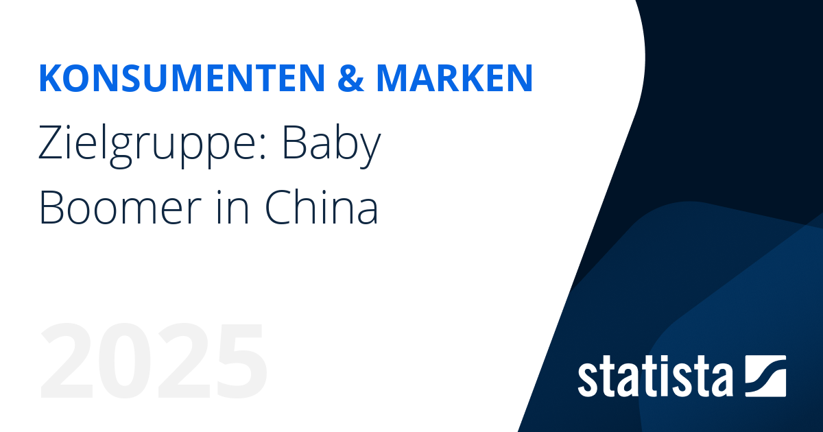 Zielgruppe: Baby Boomer in China | Statista