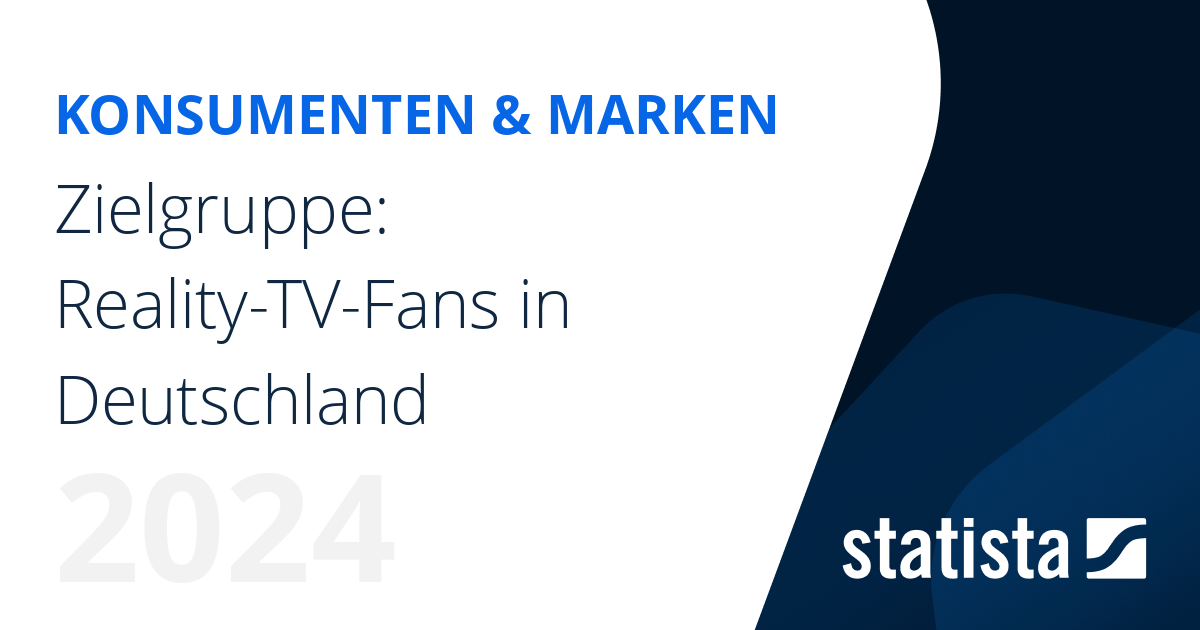 Zielgruppe: Reality-TV-Fans in Deutschland | Statista