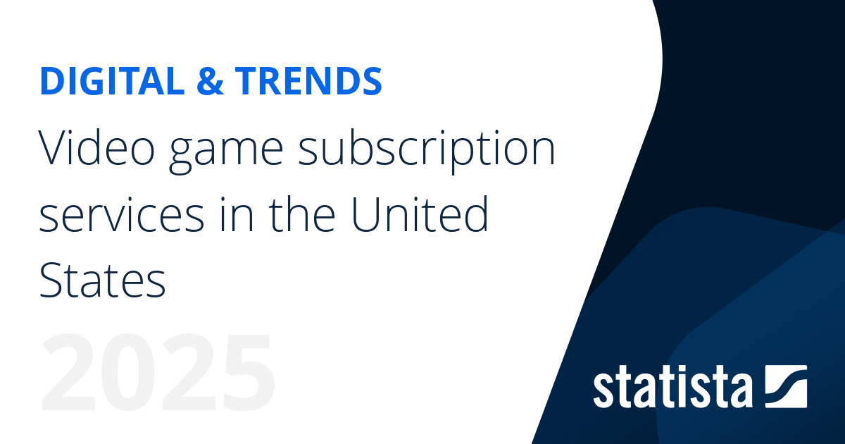 Video game subscription services in the United States | Statista