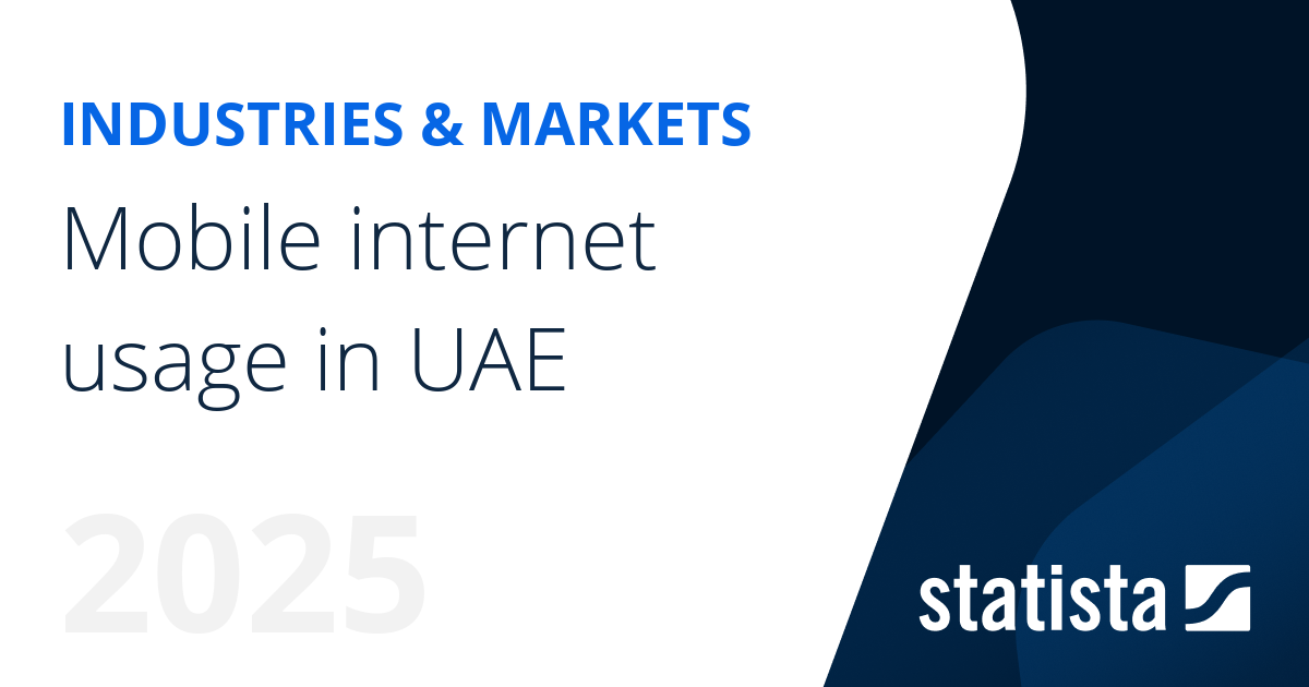 Mobile internet usage in UAE | Statista