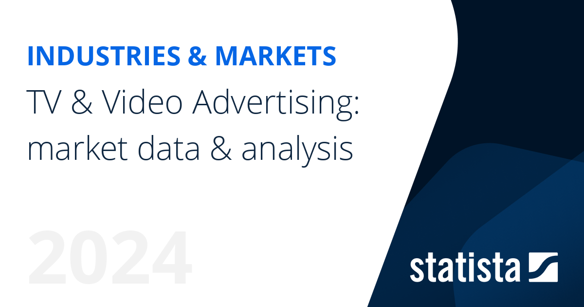 TV & Video Advertising: market data & analysis | Statista