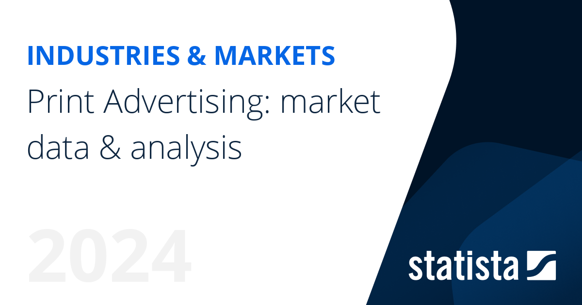 Print Advertising: market data & analysis | Statista