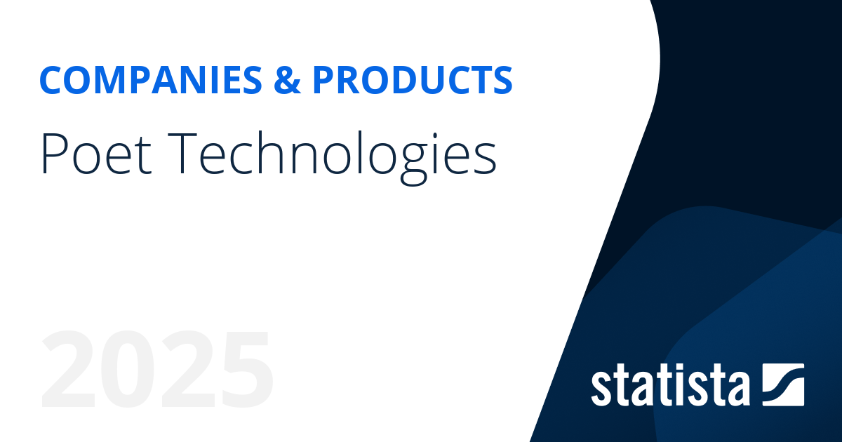 Poet Technologies | Statista