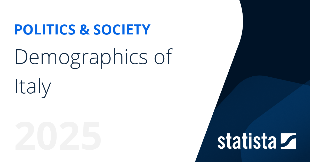 Demographics of Italy | Statista