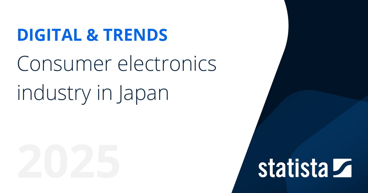 Consumer electronics industry in Japan | Statista