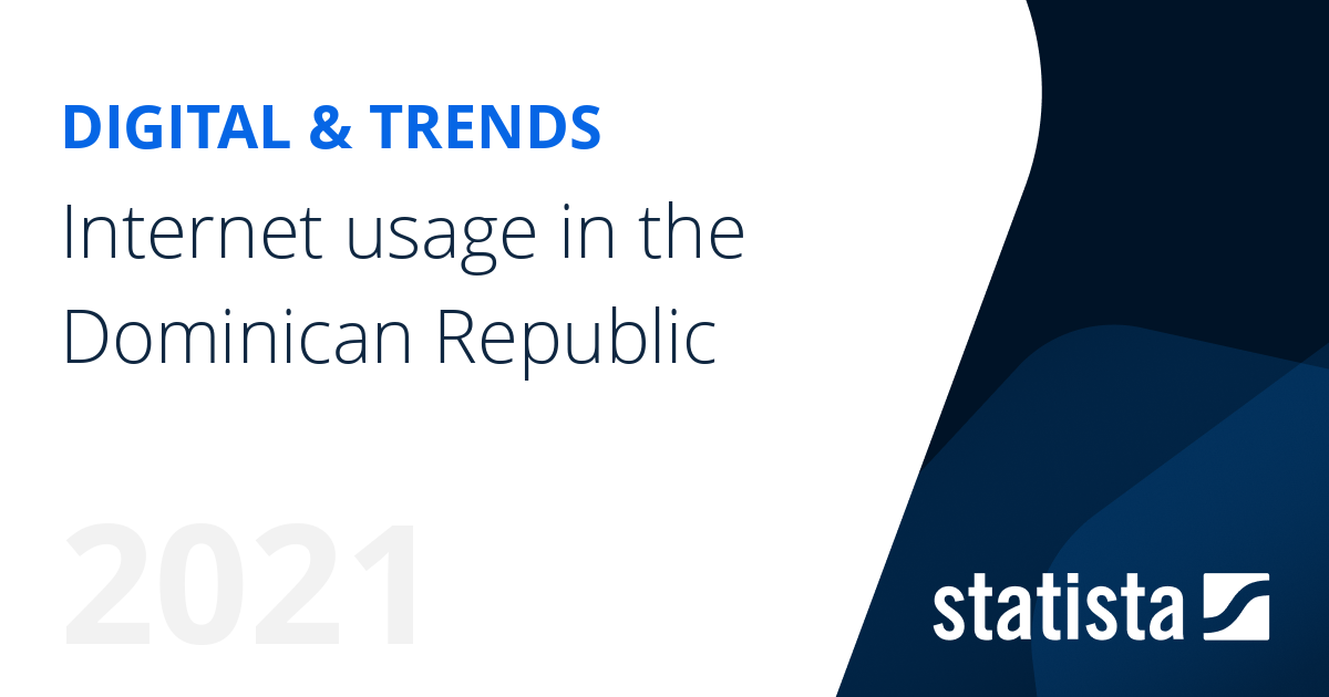 Internet usage in the Dominican Republic | Statista