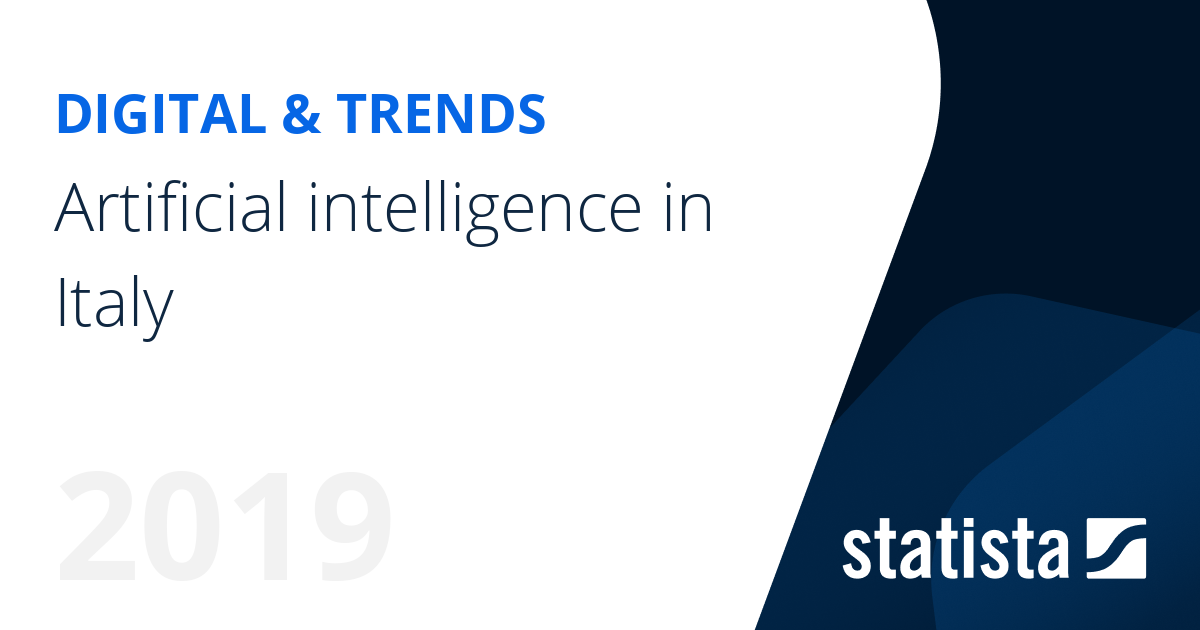 Artificial intelligence in Italy | Statista