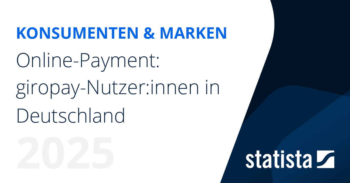 Online-Payment: giropay-Nutzer:innen in Deutschland | Statista