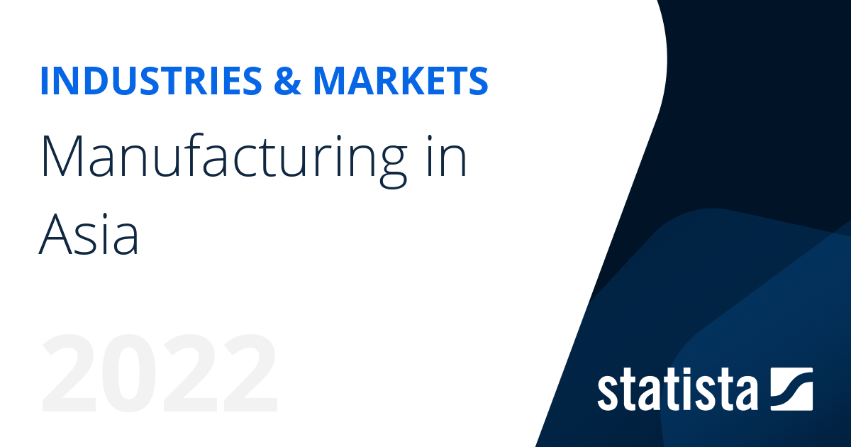 Manufacturing in Asia – Industry Insights & Data Analysis | Statista