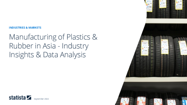 Manufacturing: Plastics & Rubber in Asia 2021 | Statista
